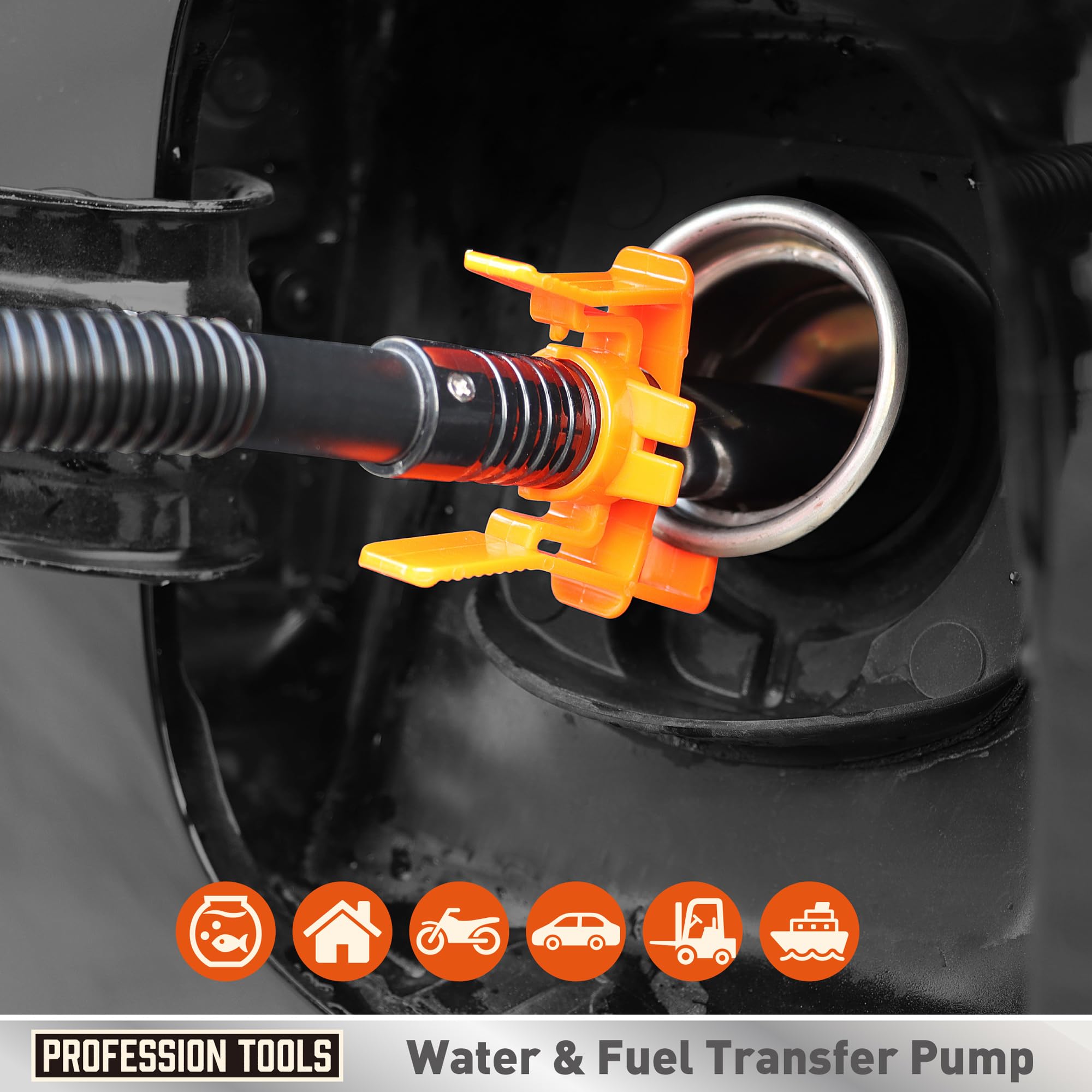 Snapklik.com : Portable Power Battery Pump, 2.4 GPM, Portable Fuel ...