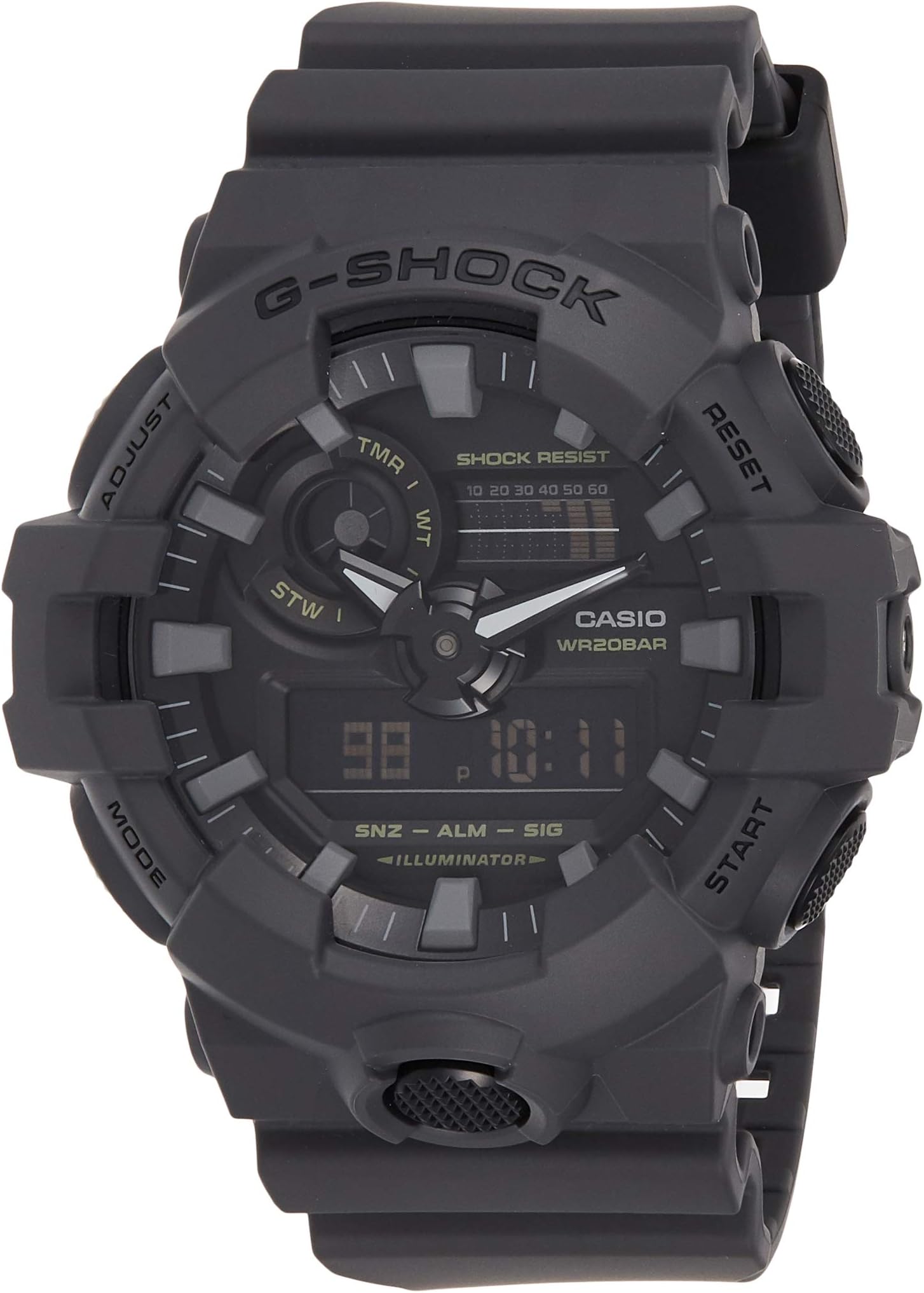 Casio G-SHOCK Homme Analogique-Digital Quartz Montre avec Bracelet en ...