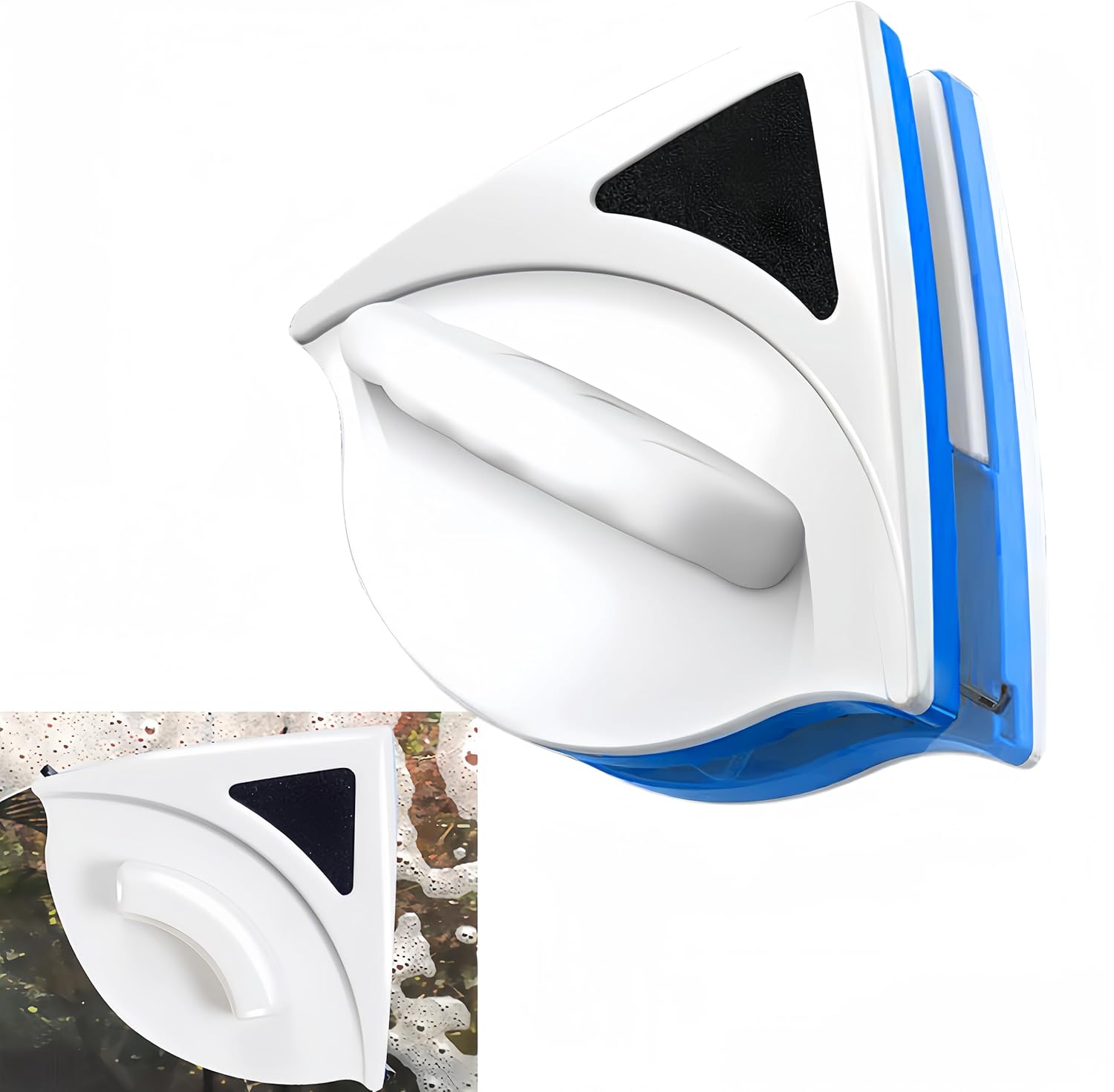 FeBohao Magnetic Window Cleaner Double Sided Window Mirror Glass Wiper ...