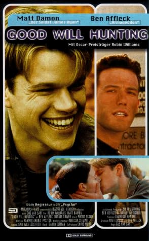 Amazon.com: Good Will Hunting [VHS] : Robin Williams, Matt Damon, Ben ...