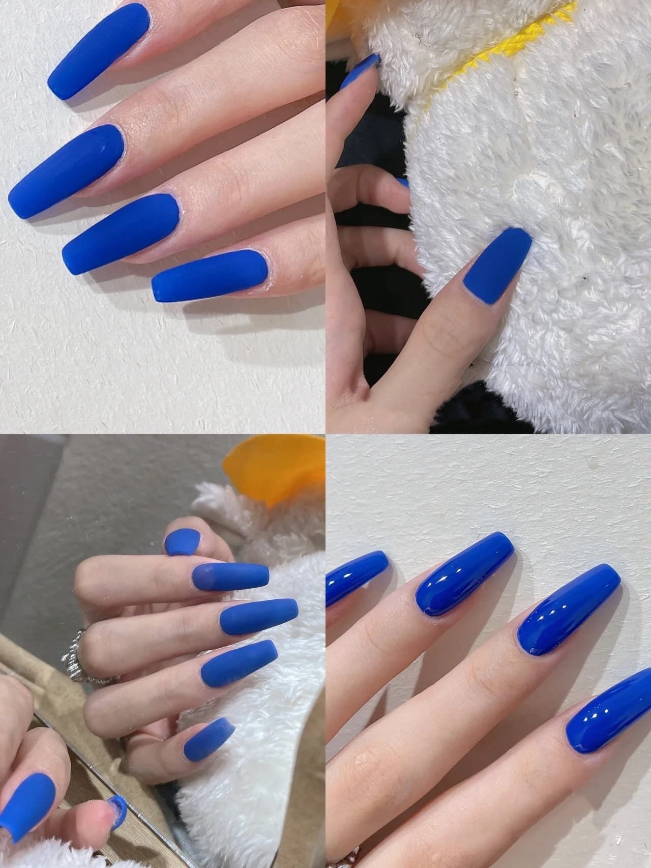 Royal Blue Matte Nail Polish