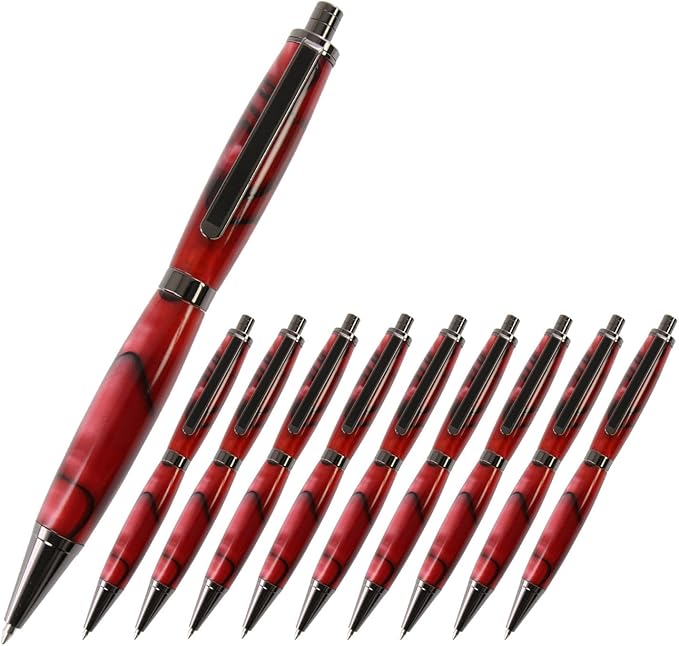 Amazon.com: Legacy Woodturning, Slimline Pro Pen Kit - Gun Metal, 10 ...