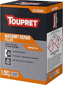 Toupret Exterior Masonry Repair Filler 1.5kg : Amazon.co.uk: DIY & Tools