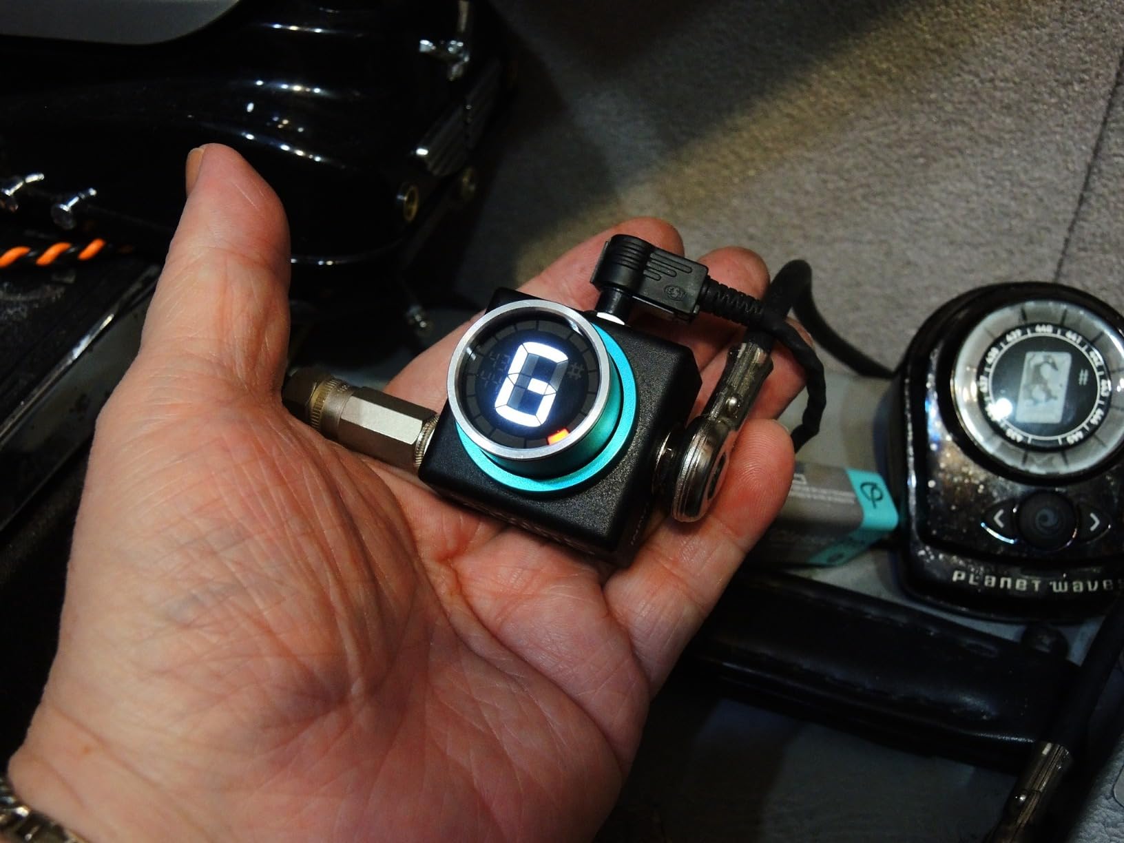 Amazon | SWIFF AUDIO C20 Mini Pedal Tuner 小型ペダルチューナー ギター ベース | チューナー ...