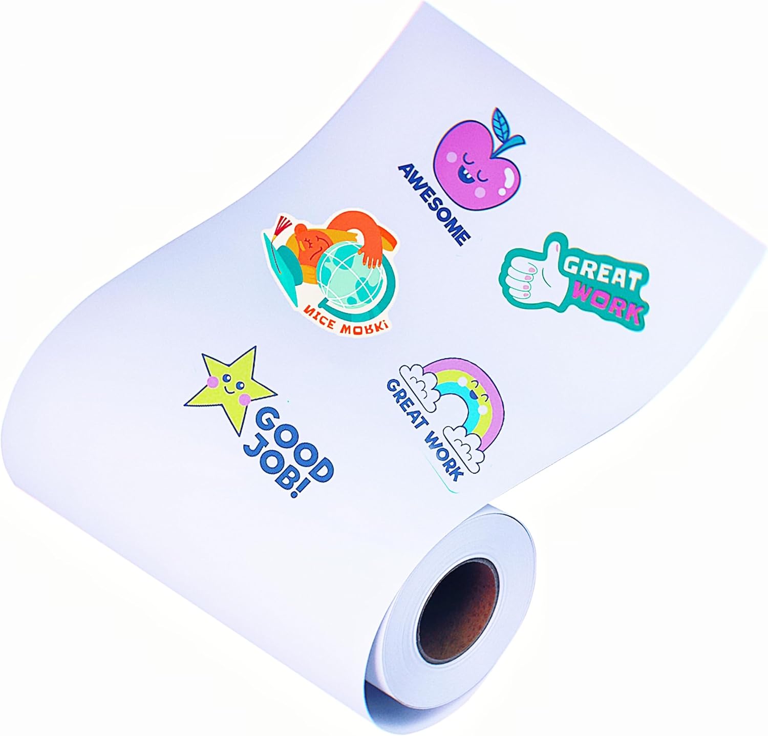 Amazon.com: 13 inch x 65.6 ft Printable Vinyl Sticker Paper Roll, Matte ...