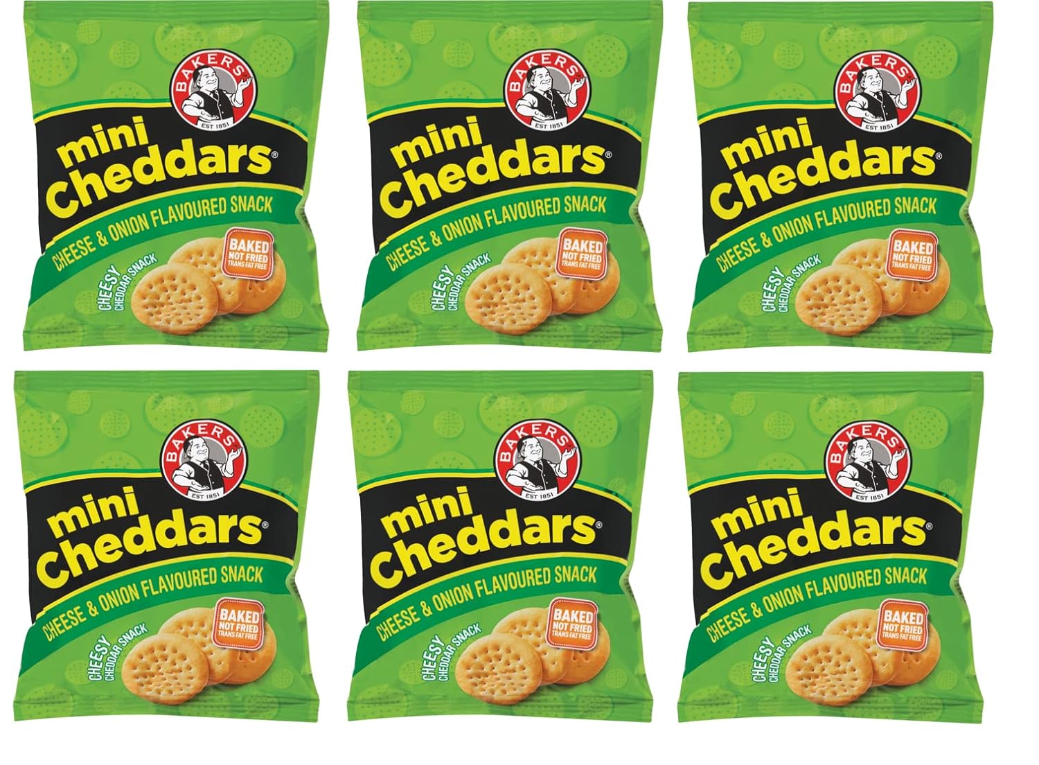 Amazon.com: Bakers South Africa Mini Cheddars Multipack PACK OF 6 ...