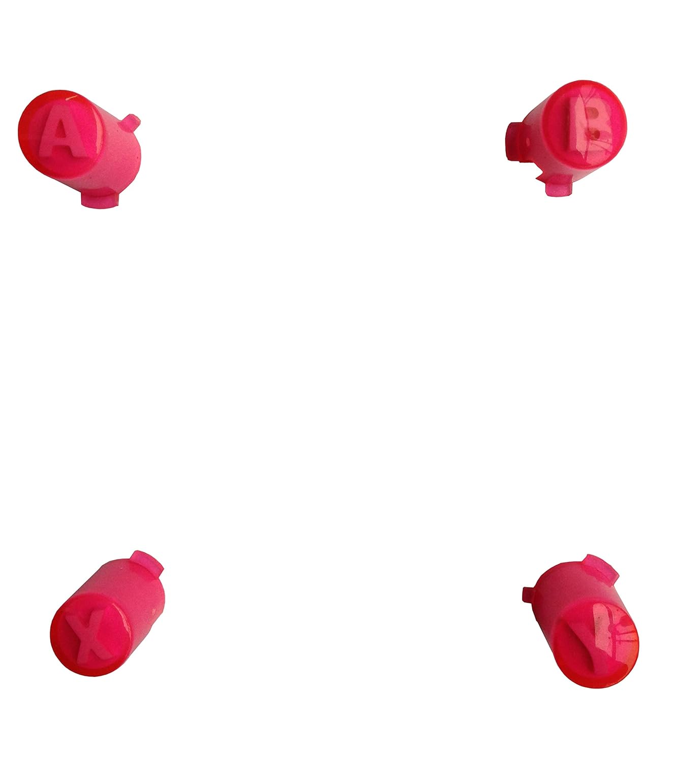 Amazon.com: EGME Pink ABXY Buttons With Letters for Xbox One Slim Elite ...
