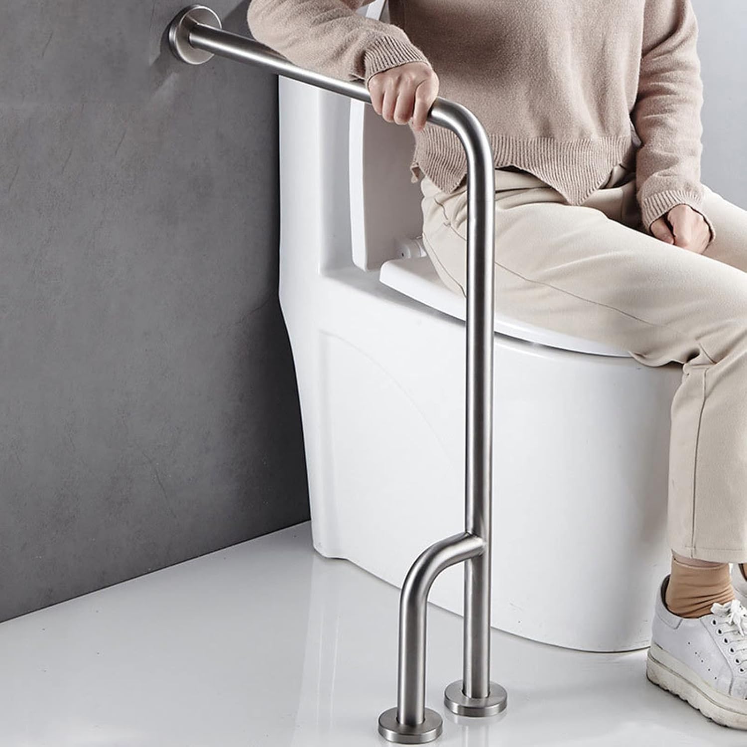 Amazon.com: HDVLXZLY Handicap Grab Bars Rails 28-Inch Toilet Handrails ...