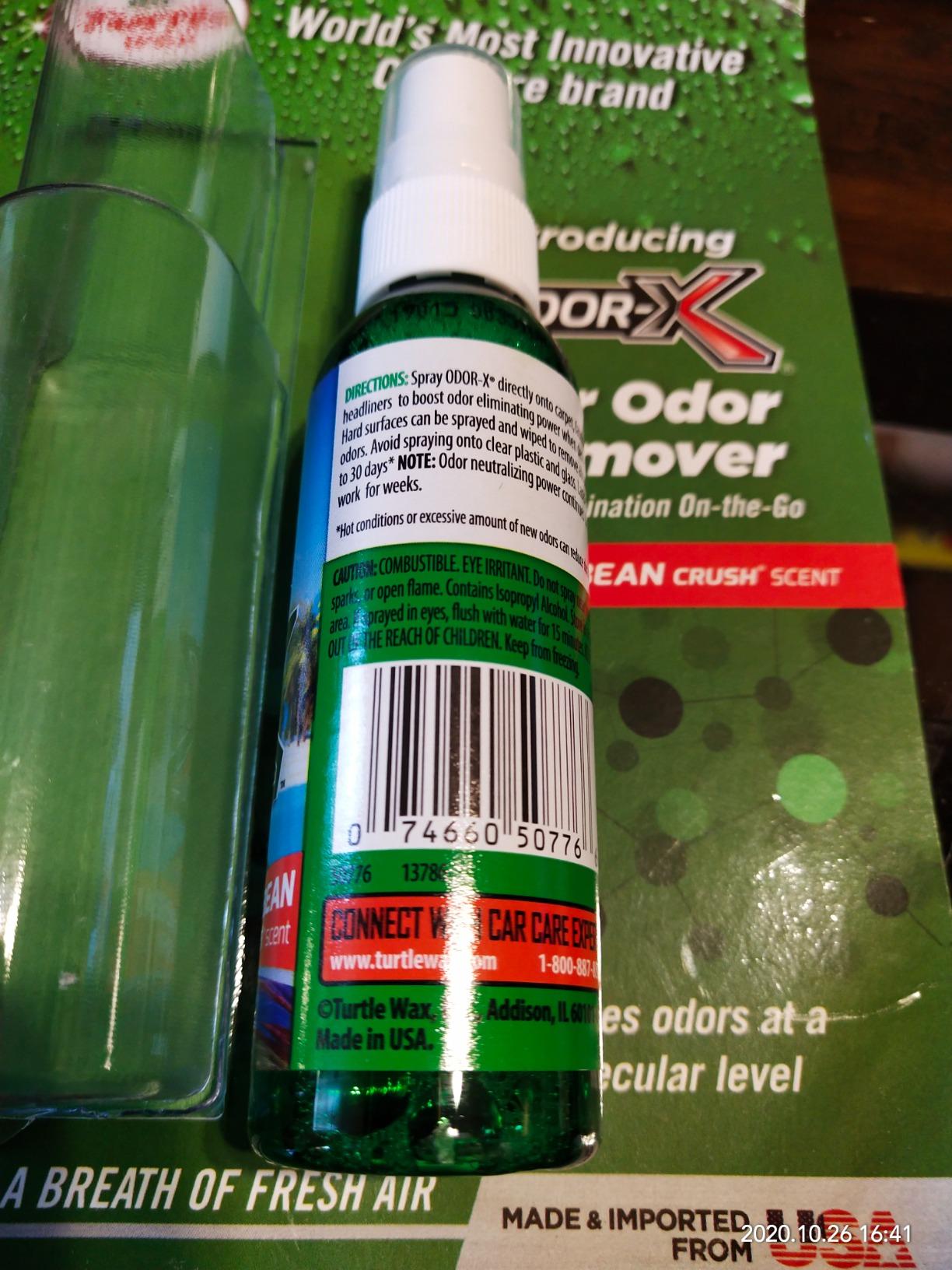 Turtle Wax Odor- X Travel Spray - Caribbean Crush Scent : Amazon.in ...