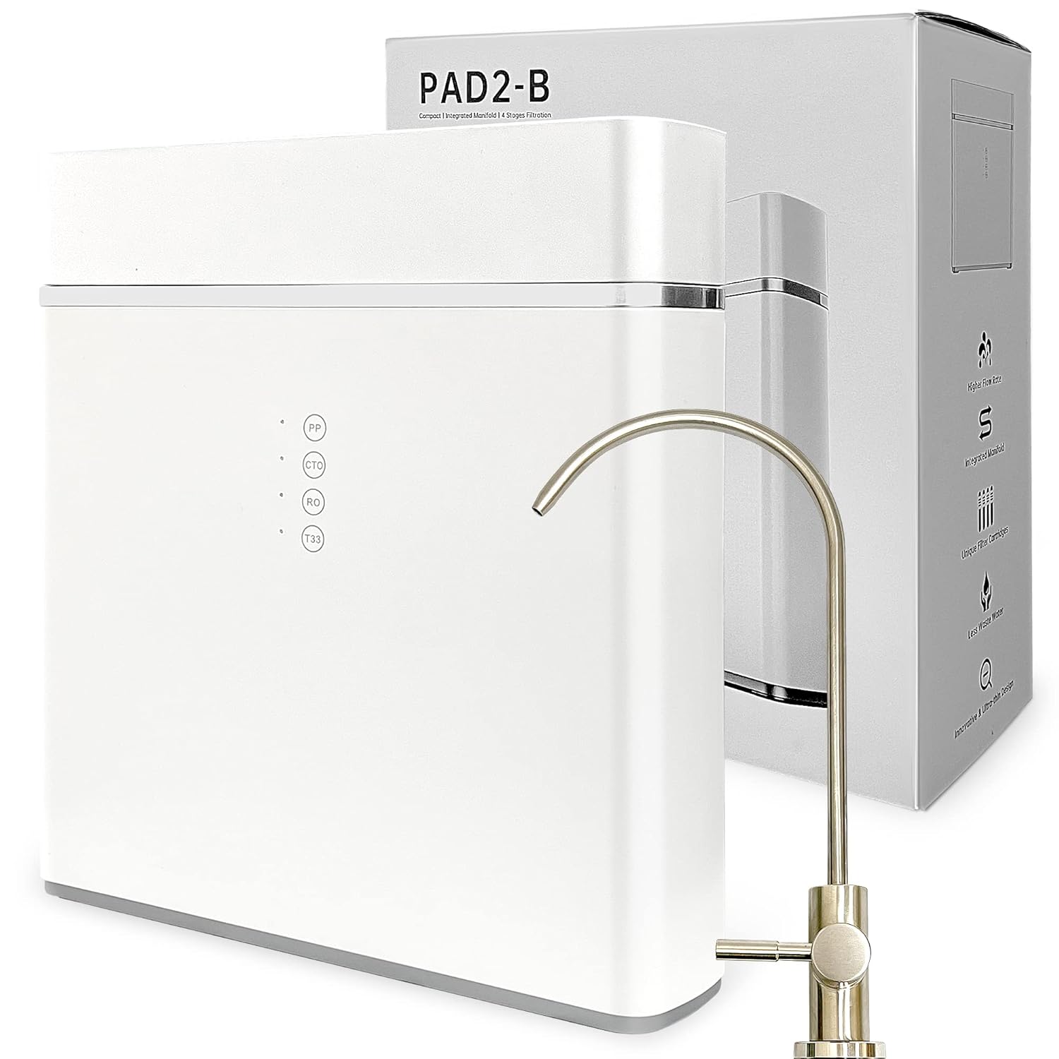 Amazon.com: Ronaqua Compact Tank-Less High Flow 400GPD Multi-Stage ...