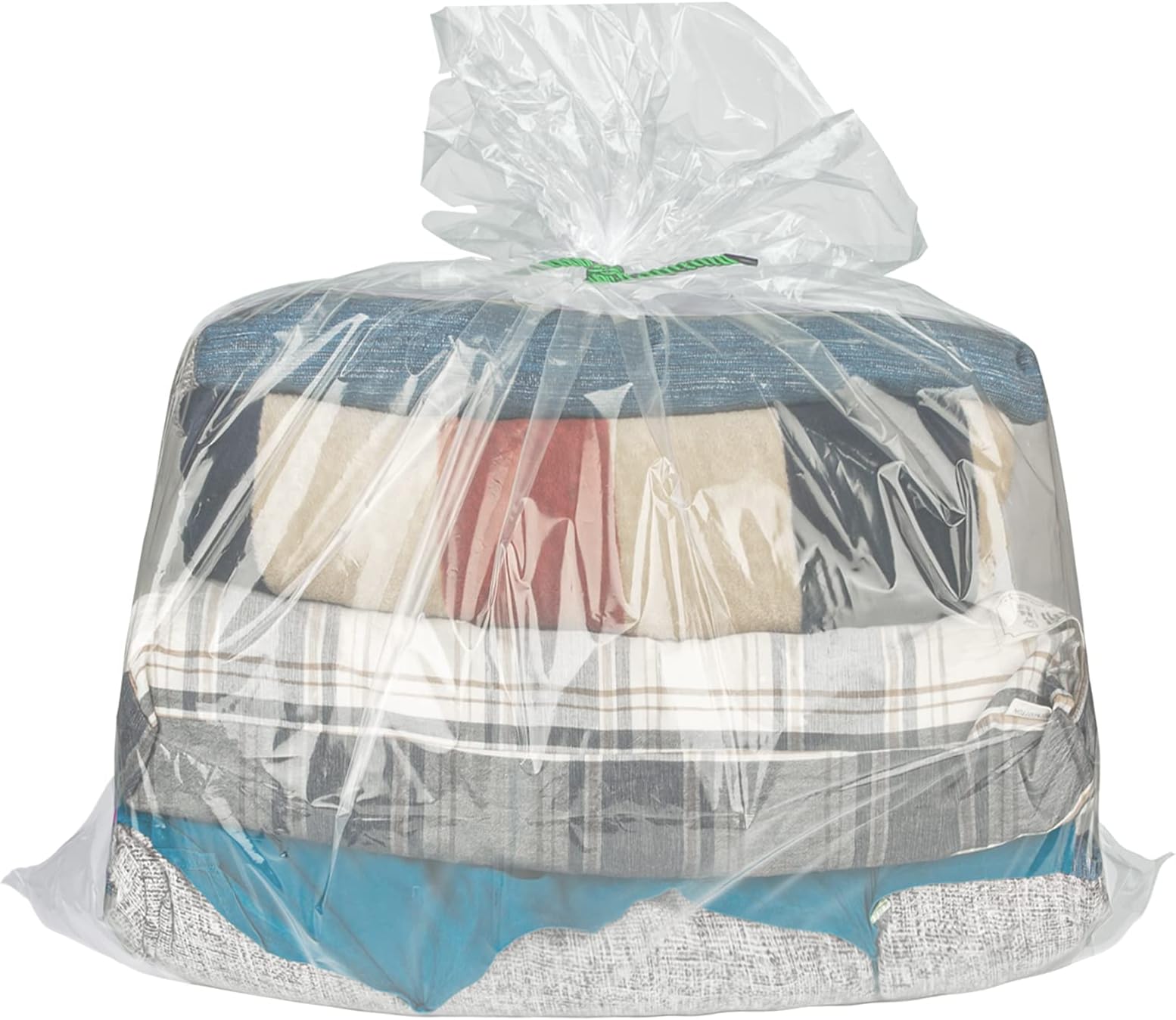 Amazon.com: Hotel Laundry Bags, 1.25 Mil Plastic with Tear Tie and ...
