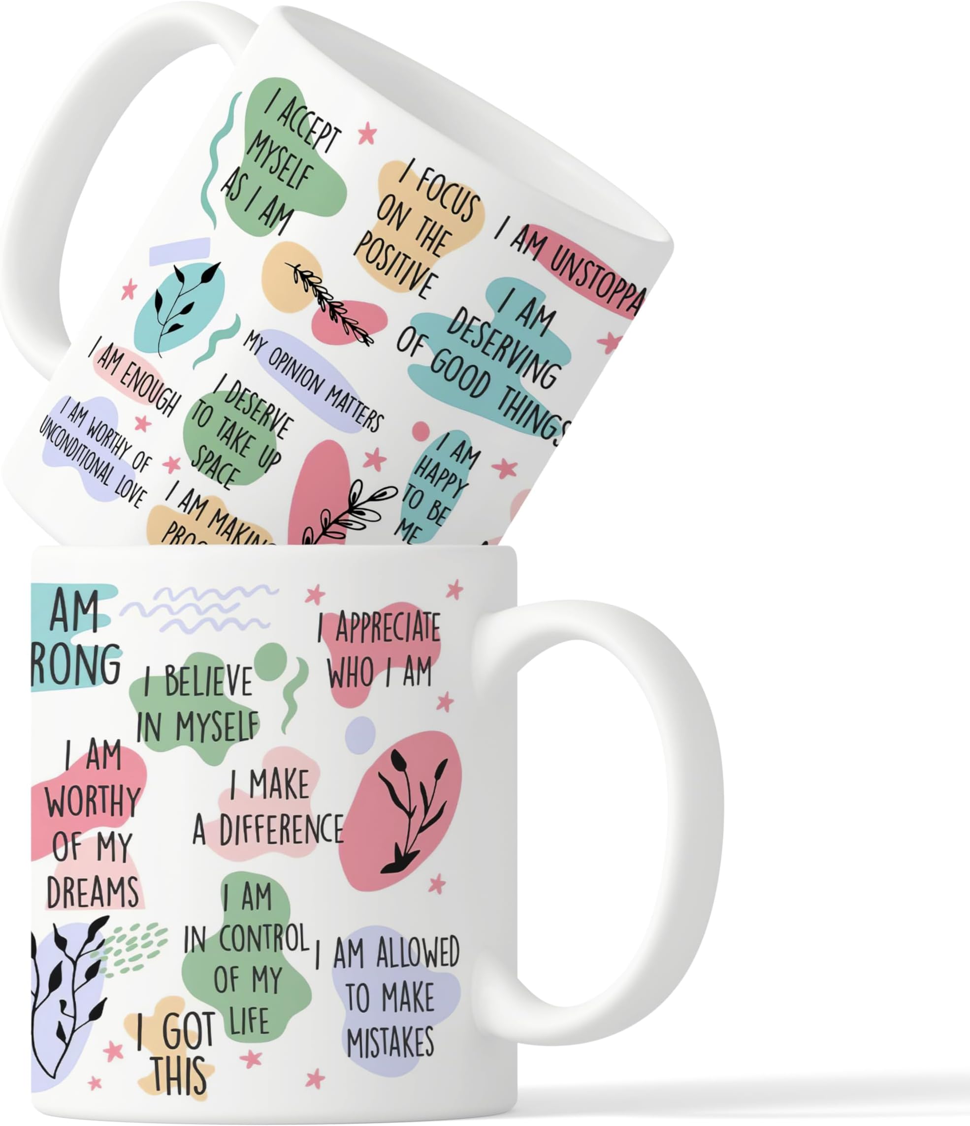 Amazon.com: OFlich Inspirational Daily Affirmations Mug - 11oz Ceramic ...