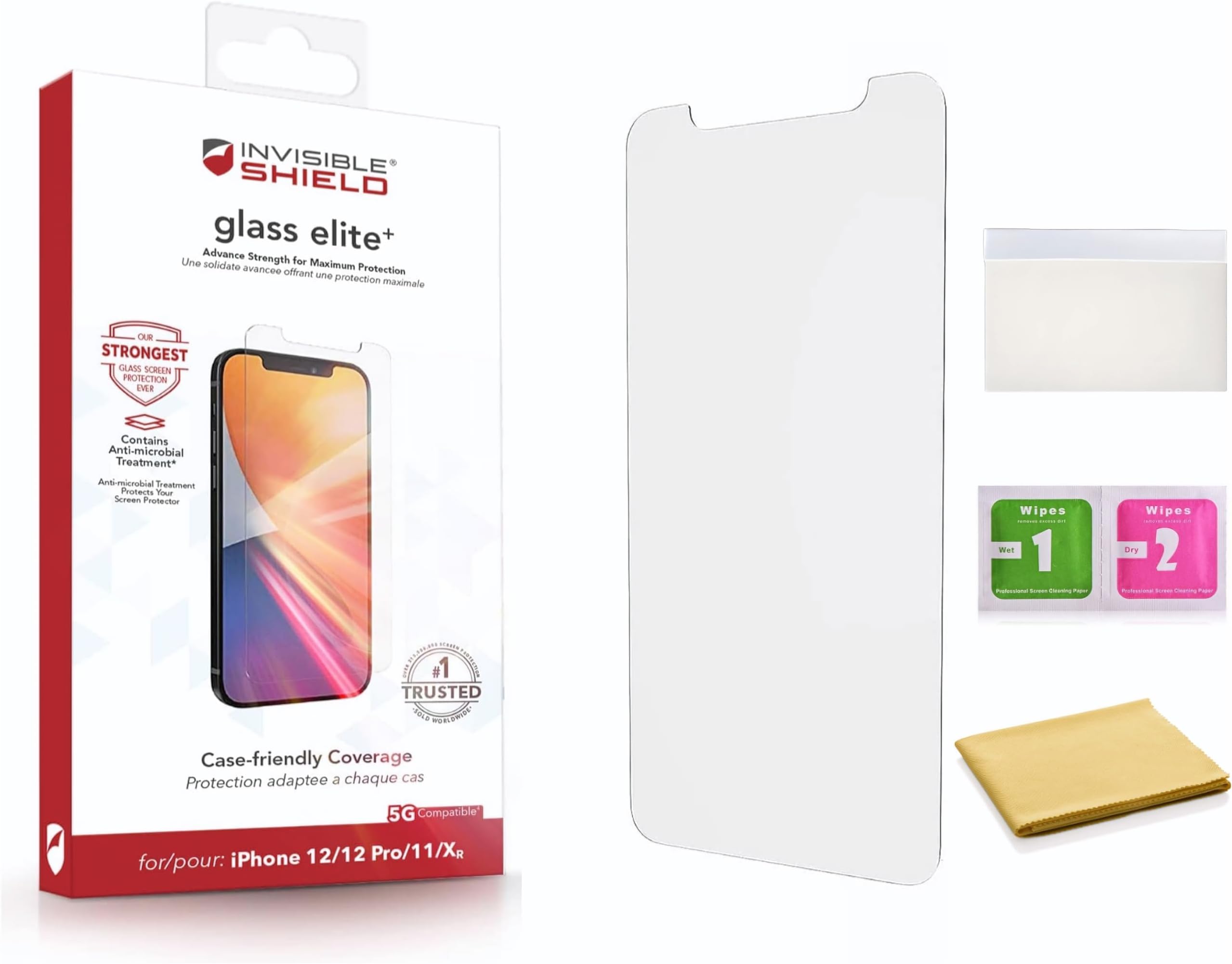 Amazon.com: ZAGG InvisibleShield Glass+ Screen Protector – High ...
