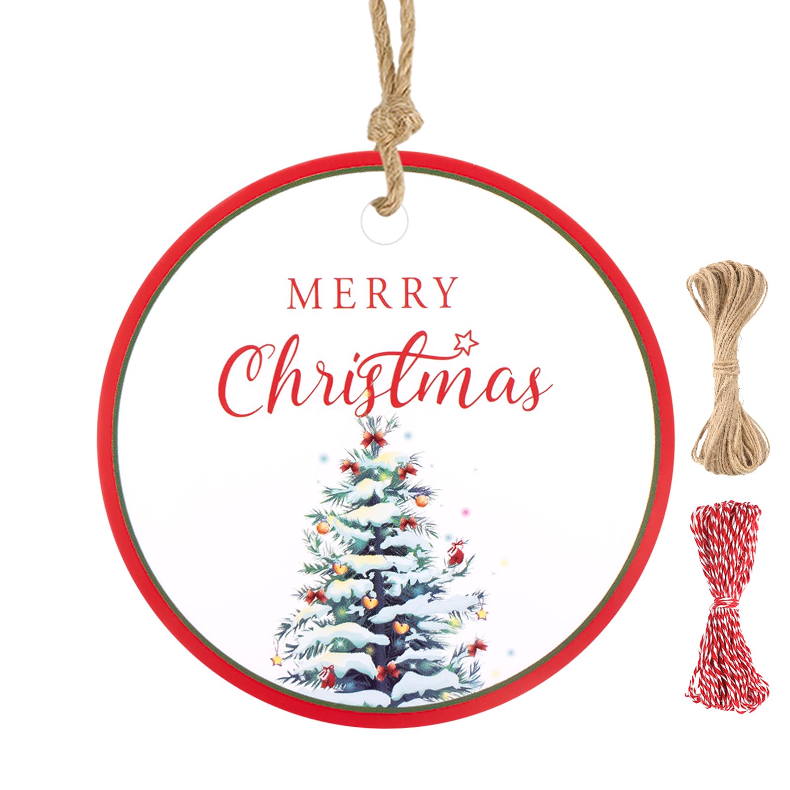 Amazon.com: G2PLUS 100PCS Christmas Tags for Gift, Merry Christmas Tags ...