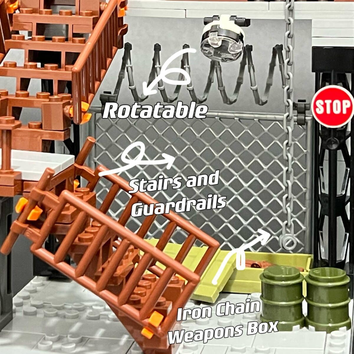 Snapklik.com : ELEFOCUS Military Base Building Blocks Set,Ww2 Army ...