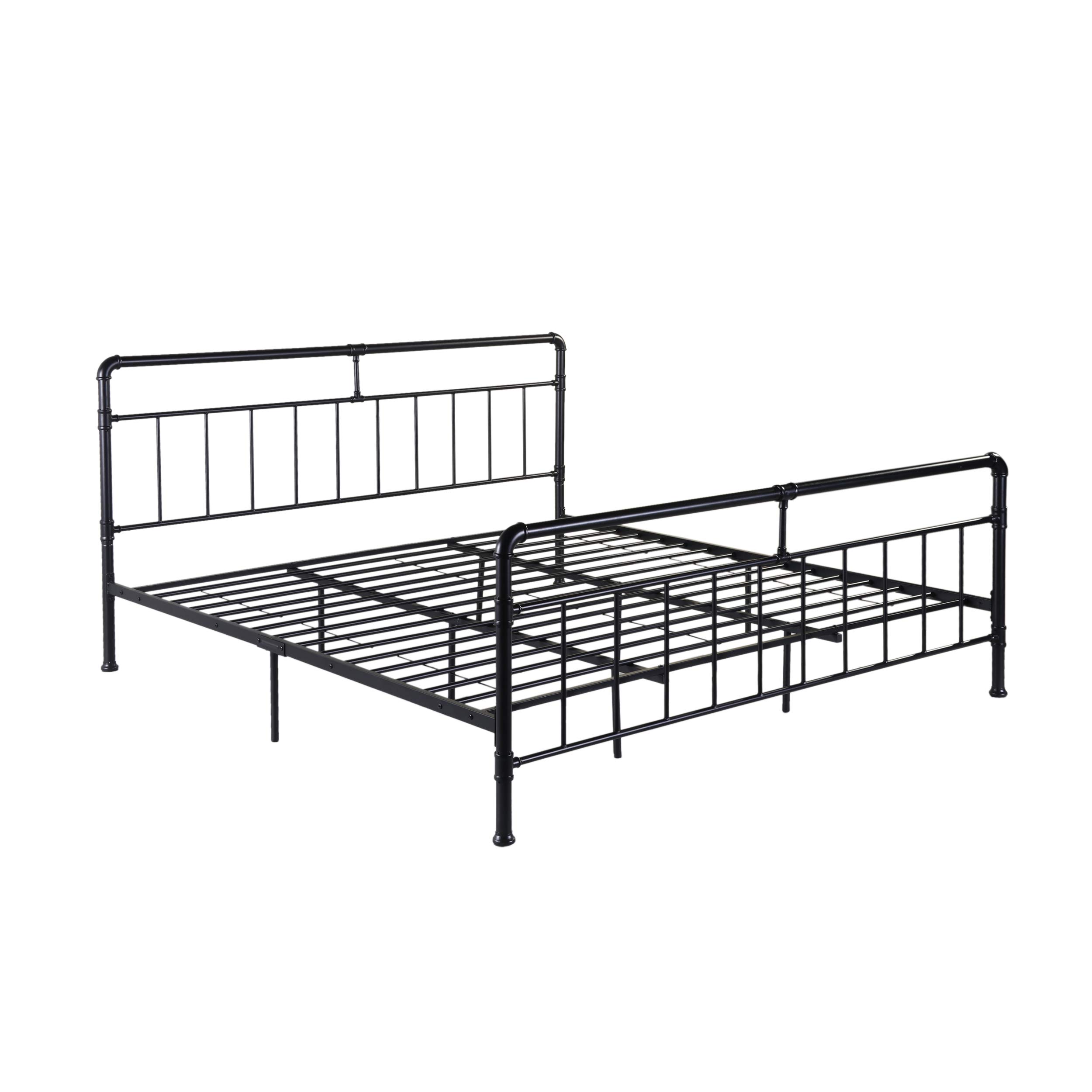 Amazon.com: Christopher Knight Home Sally King-Size Iron Bed Frame ...
