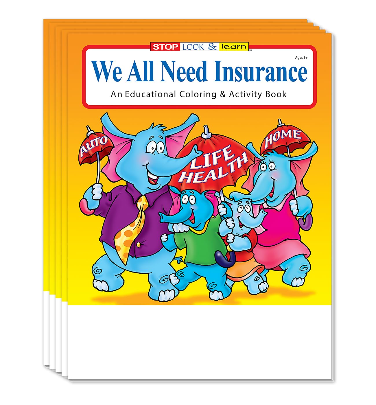 Amazon.com: ZOCO - We All Need Insurance - Kids Coloring Books (25 Bulk ...