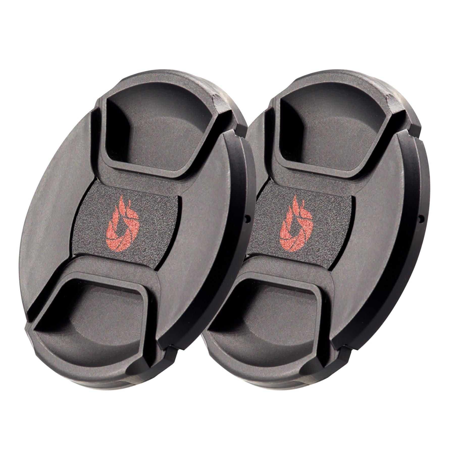 Amazon.com : 2-Pack 55mm Snap-On Center-Pinch Lens Cap, Extra Strong ...