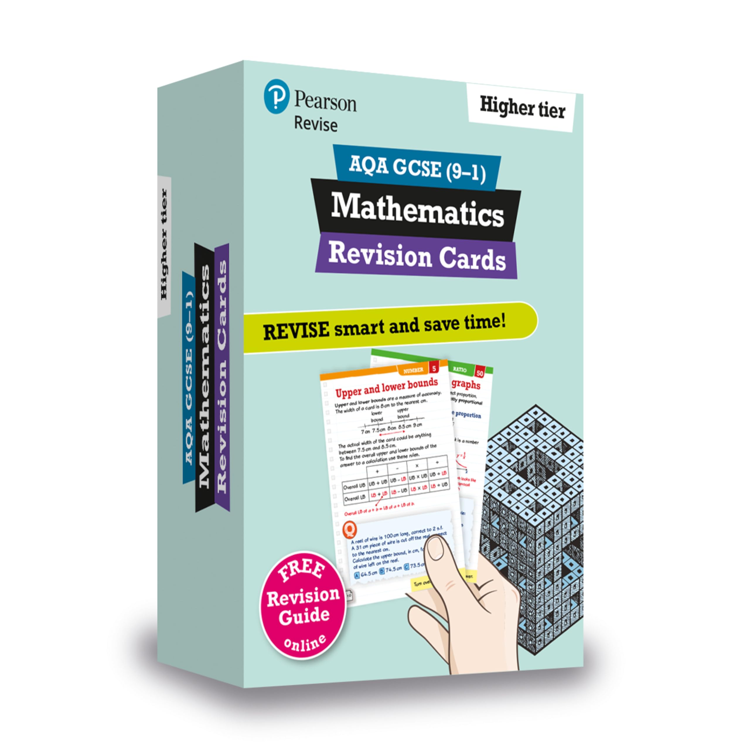 Pearson REVISE AQA GCSE Maths (Higher): Revision Cards incl. online ...