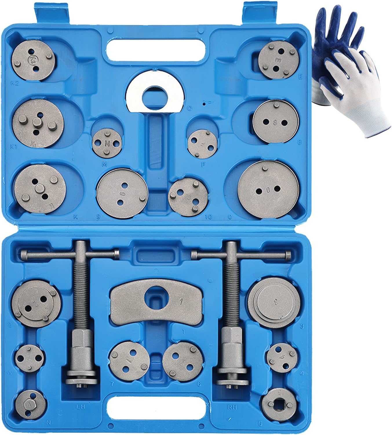 ATPEAM 24PCS Disc Brake Caliper Tool Set Wind Back Tool Kit for Brake ...