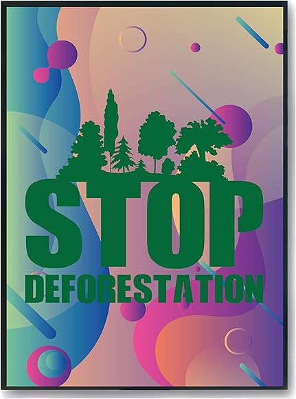 Stop Deforestation Posters