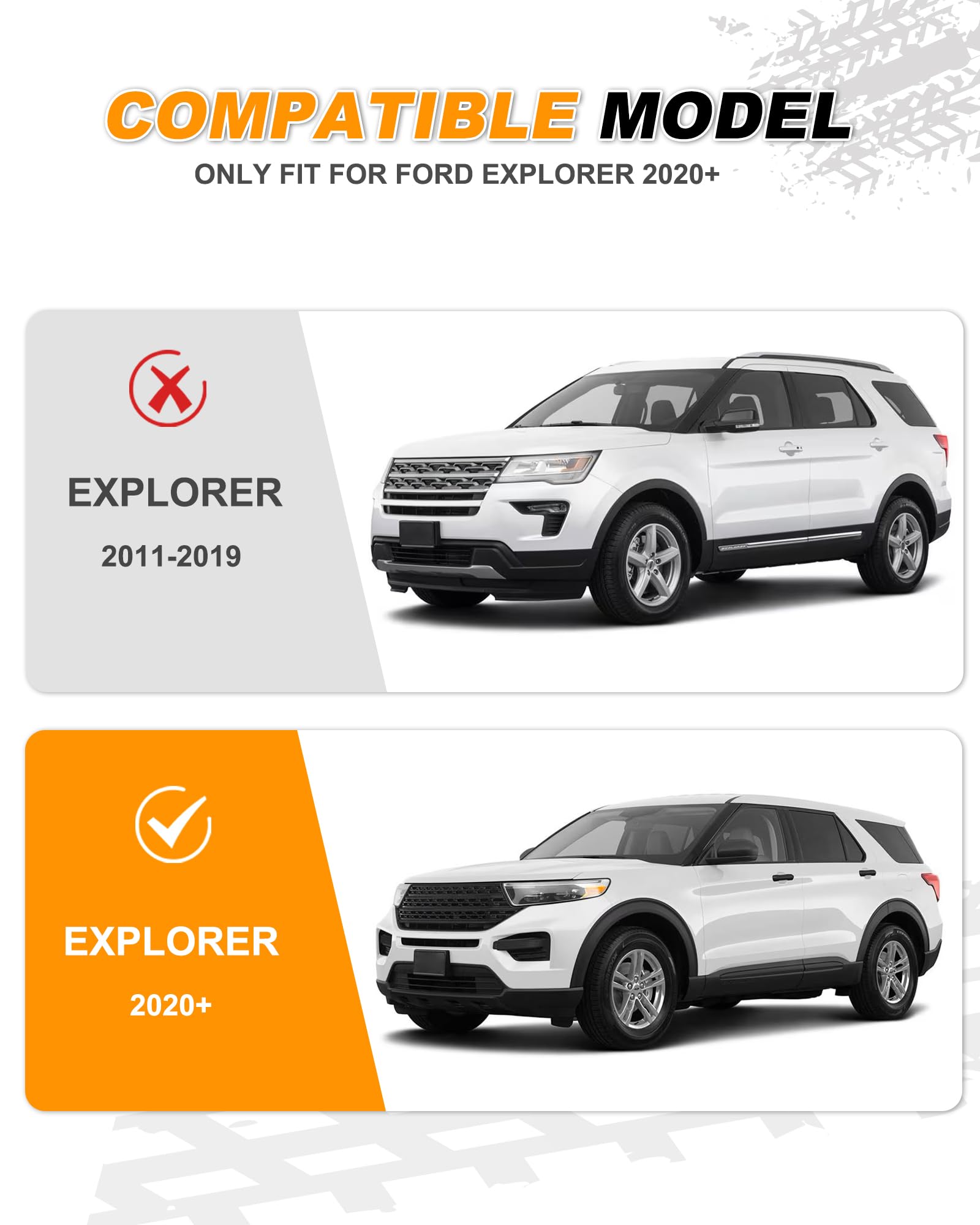 Snapklik.com : Running Boards Fit For 2020-2026 Ford Explorer XLT ...
