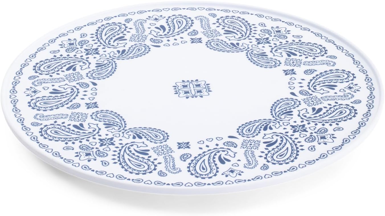 Amazon.com - Sigrid Olsen Melamine Lazy Susan (Blue Paisley, Lazy Susan ...