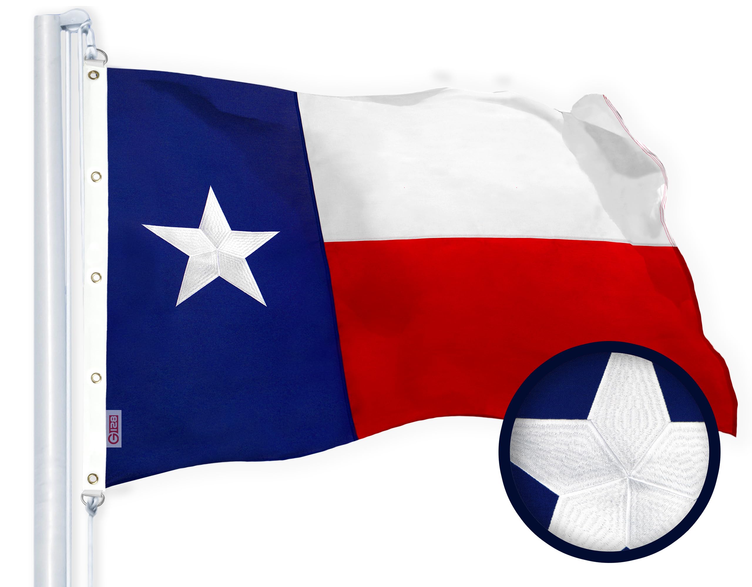 Amazon.com : G128 Texas TX State Flag | 8x12 Ft | StormFlyer Series ...