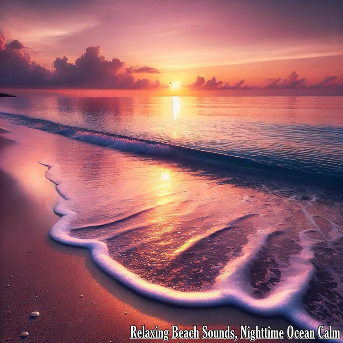 A Night at Beach song by Calming Waves, Ocean Sounds & Waterfall Sounds ...