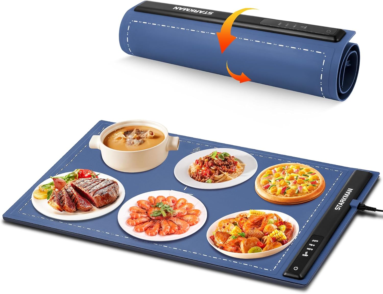 Amazon.com: STARKMAN Electric Warming Tray with Adjustable Temperature ...