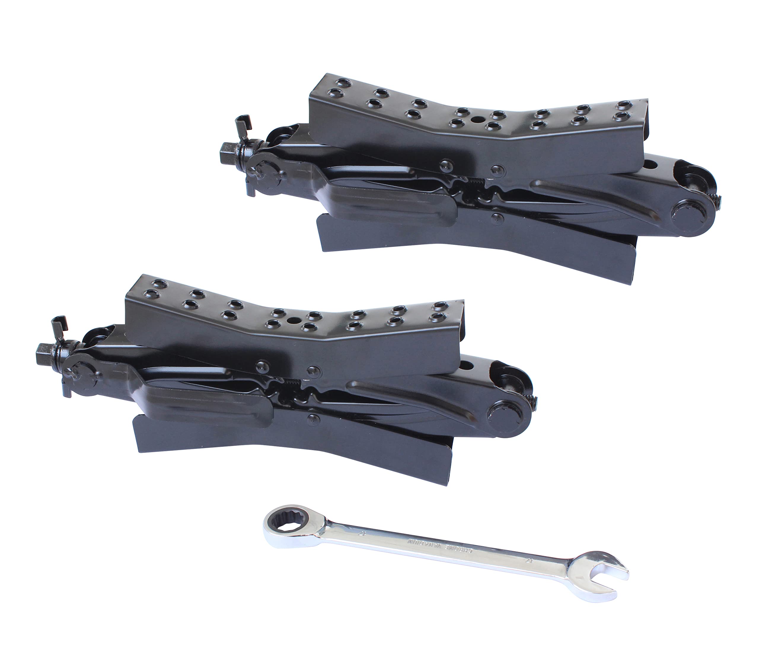 Snapklik.com : MaxxHaul 50627 Tandem Wheel Chock Stabilizers For Camper ...
