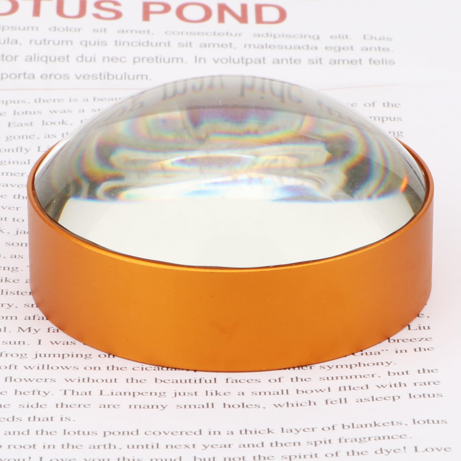 Snapklik.com : Rongon Crystal Dome Magnifier 6X Paperweight Magnifying ...