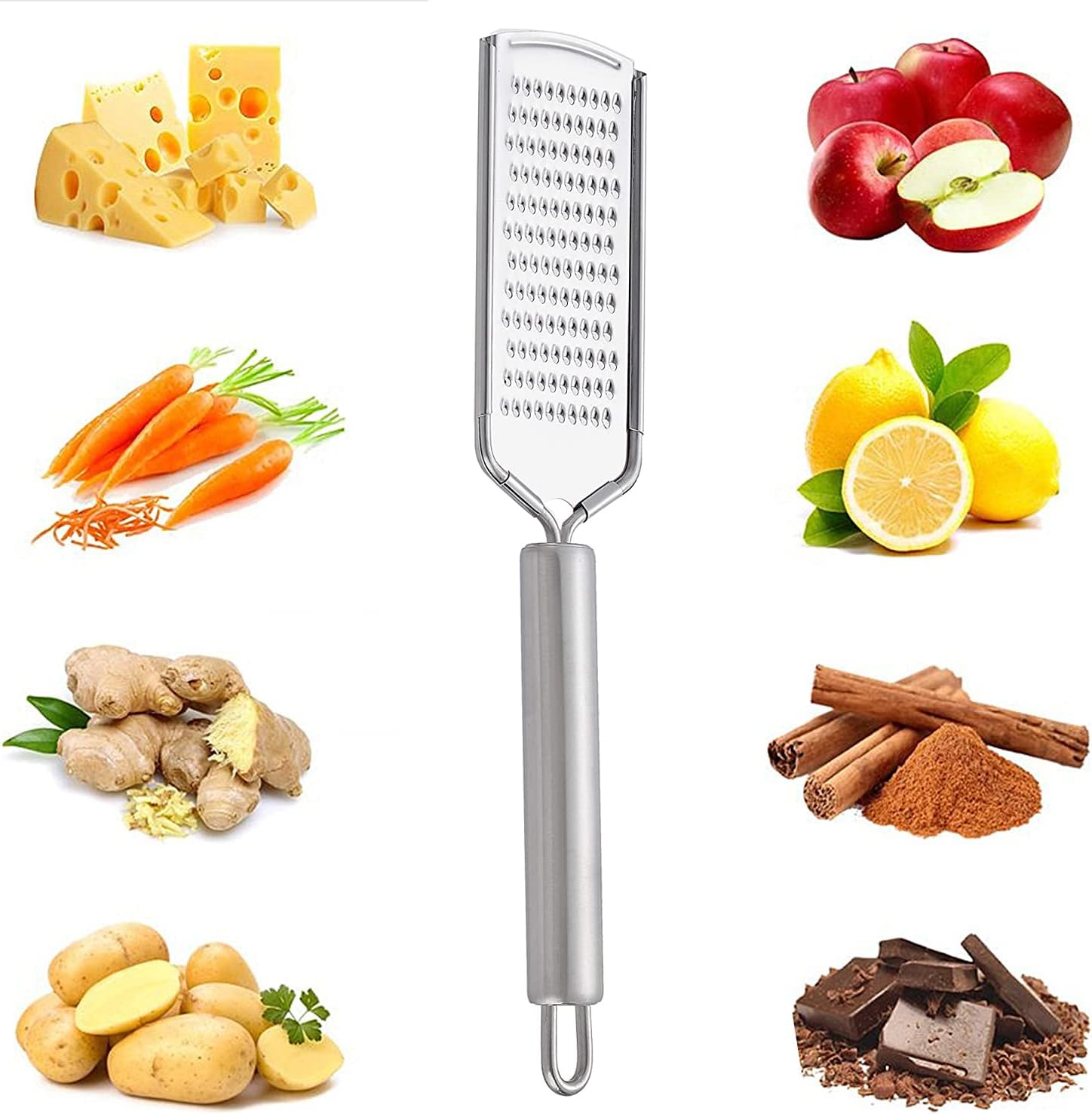 Haquno Lemon Zester, Grater Zester — Parmesan Cheese Lemon, Ginger ...