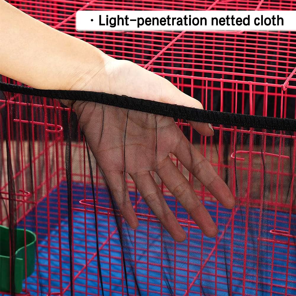 Snapklik.com : Universal Bird Cage Seed Catcher, Elasticity Airy Gauze ...