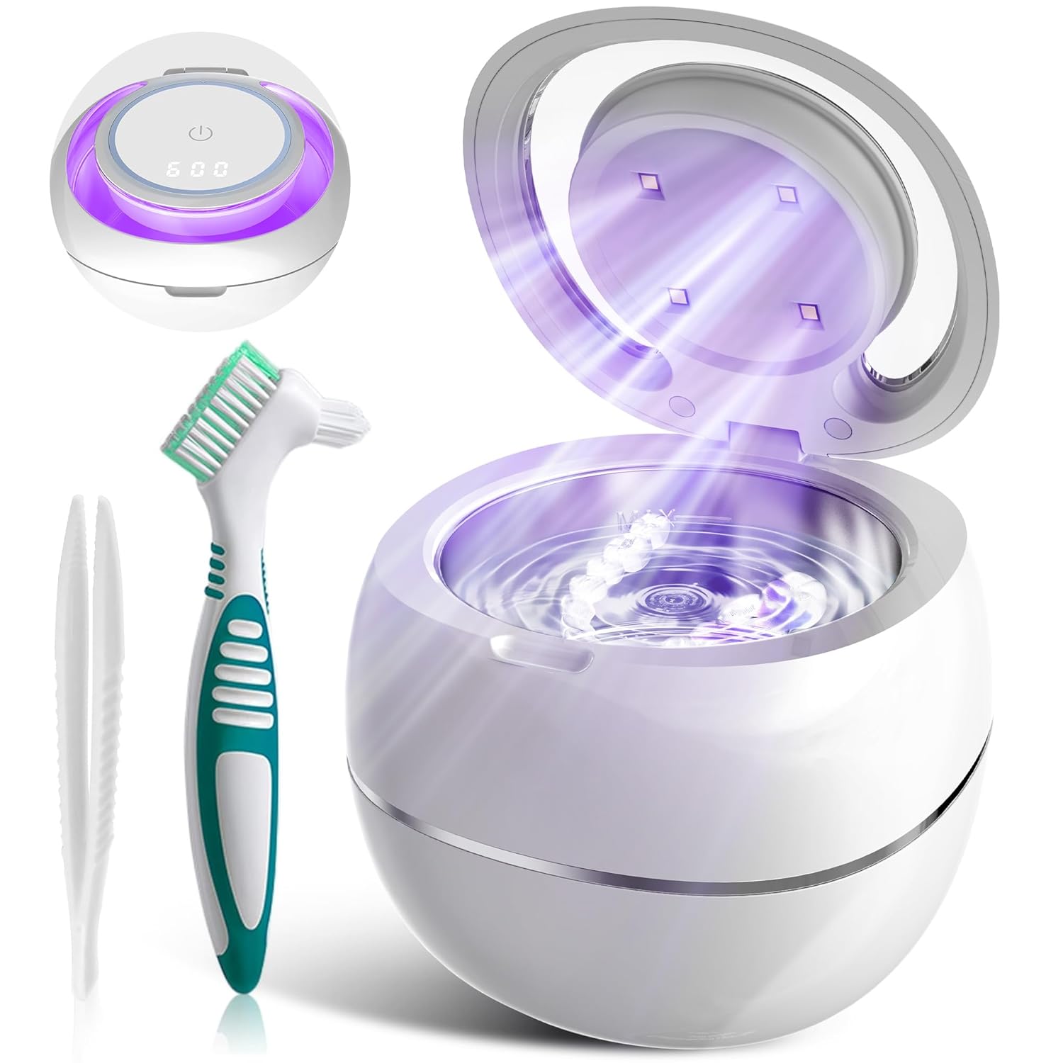 Amazon.com : Ultrasonic Cleaner Retainer Cleaning Machine 43kHz ...