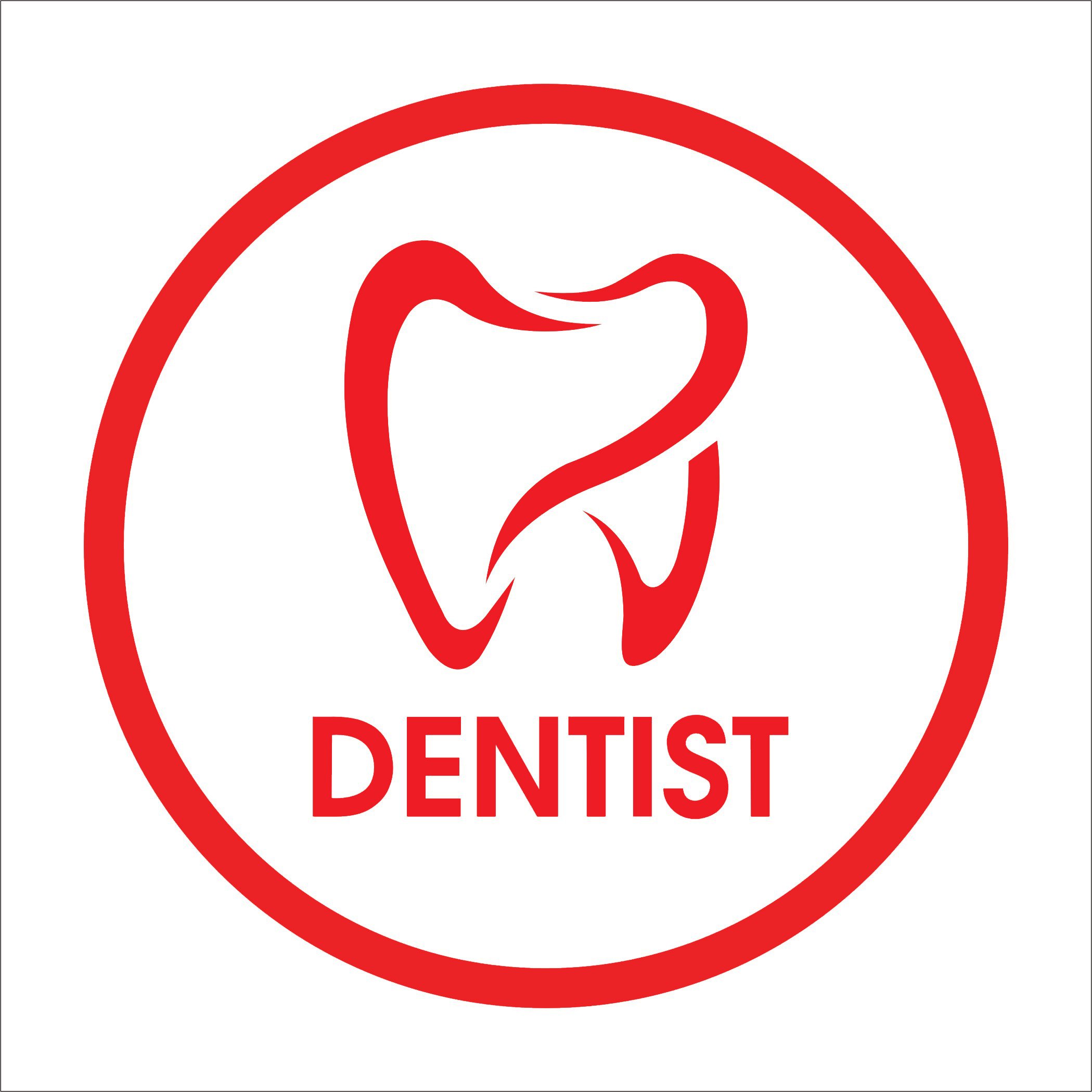 isee360 (Pack of 2) Dentist Doctor Car Sticker Windows Sides Hood ...