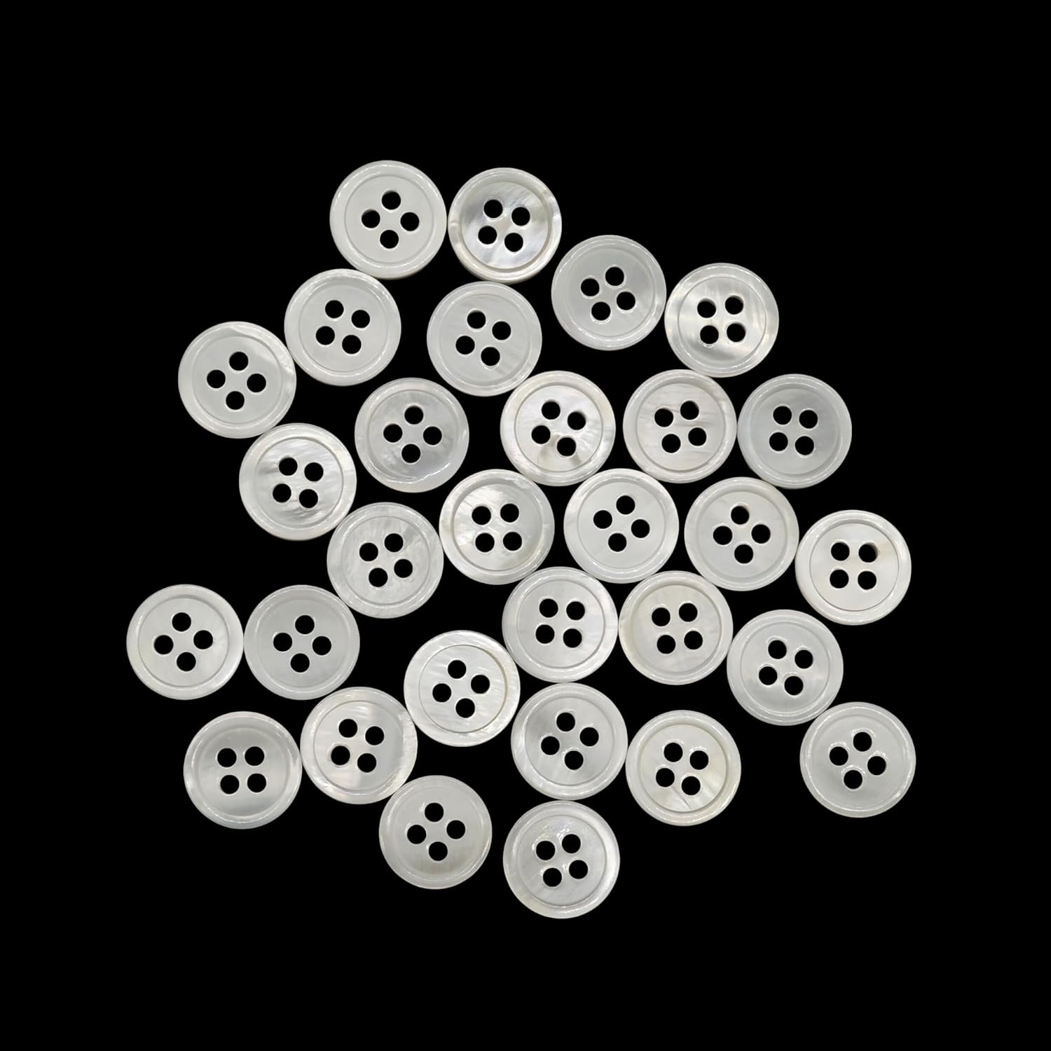 Amazon.com: CANDEOLA 30-Pcs 3/8" Small White Mother of Pearl Shell ...