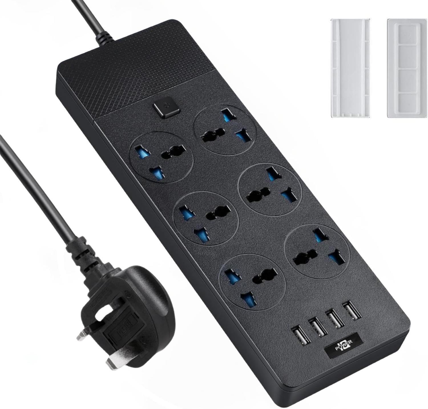 Amazon.com: Universal Power Strip with UK Plug, Jumpso Power Strip with ...