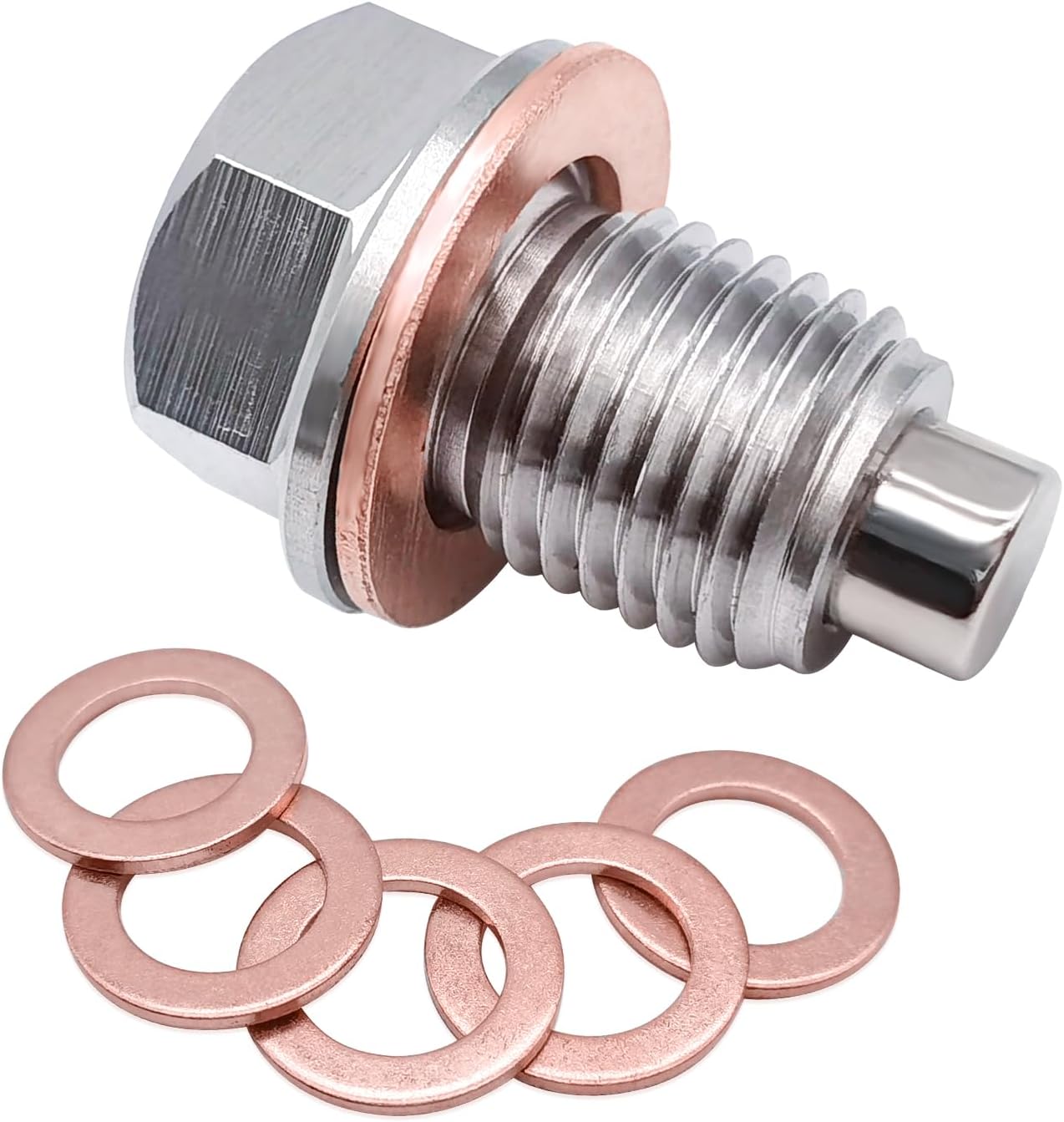 Amazon.com: Sodcay Magnetic Oil Drain Plug M12x1.25, Stainless Steel ...