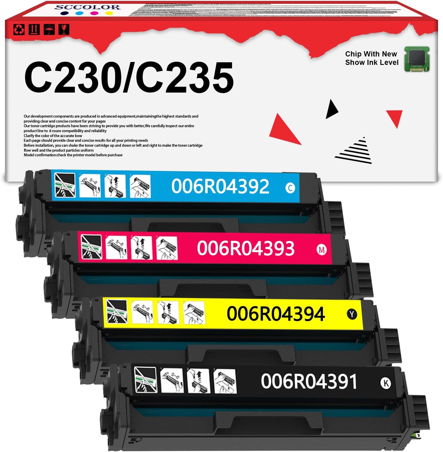 Amazon.com: Xerox Genuine C230/C235 Yellow Standard Capacity Toner ...