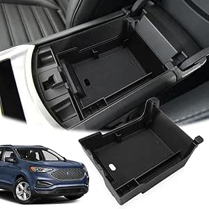 Amazon.com: MARCHFA Center Console Organizer Compatible for 2021 2022 2023 2024 Ford EDGE ...
