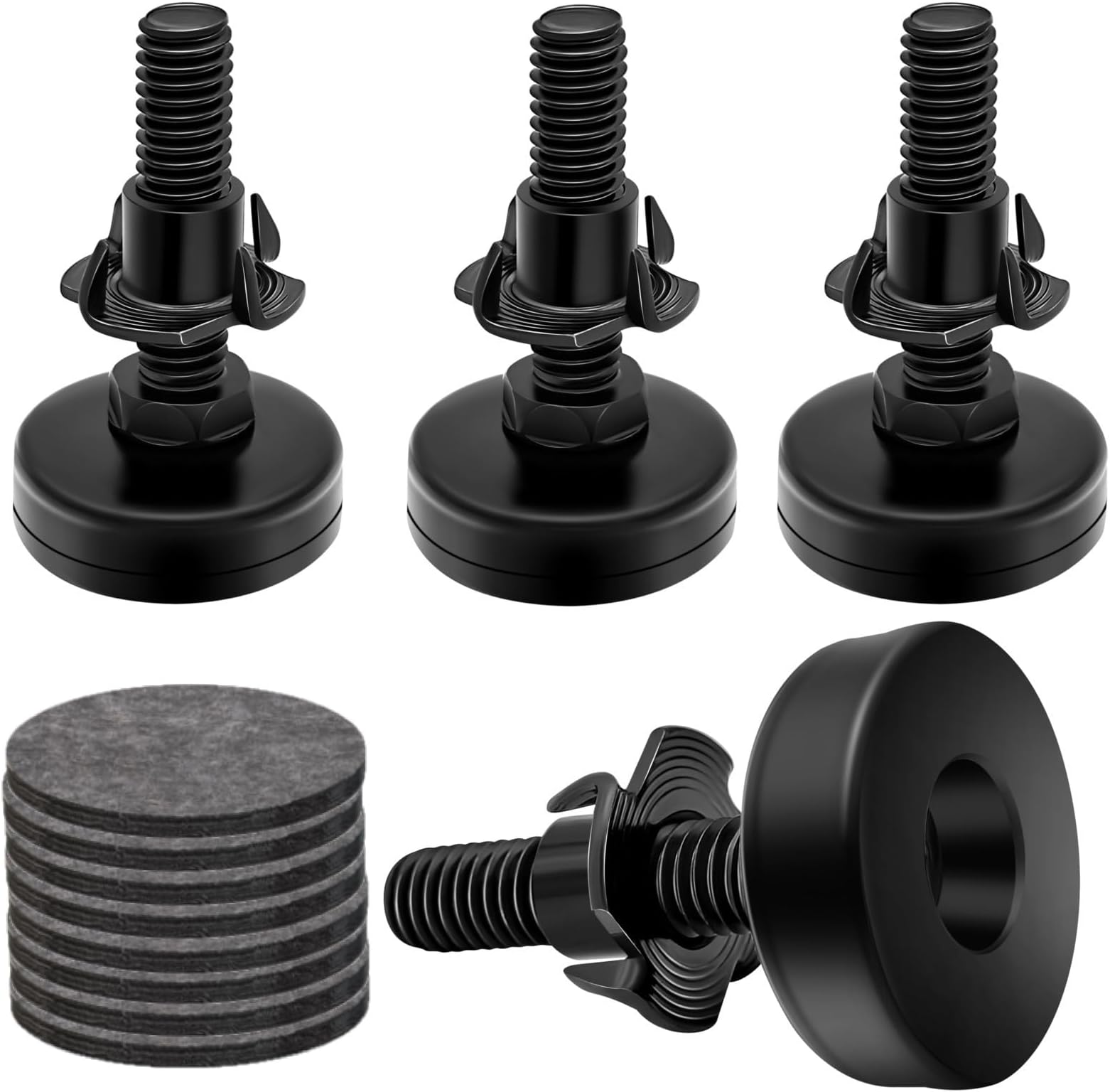 Amazon.com: Adjustable Furniture Leveling Feet, 4 Pack, 3/8”-16 UNC ...