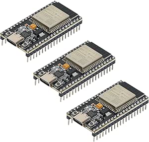 Amazon.com: YEJMKJ 3pcs ESP-WROOM-32 ESP32 ESP-32S Development Board Type-C USB Module 2.4GHz ...