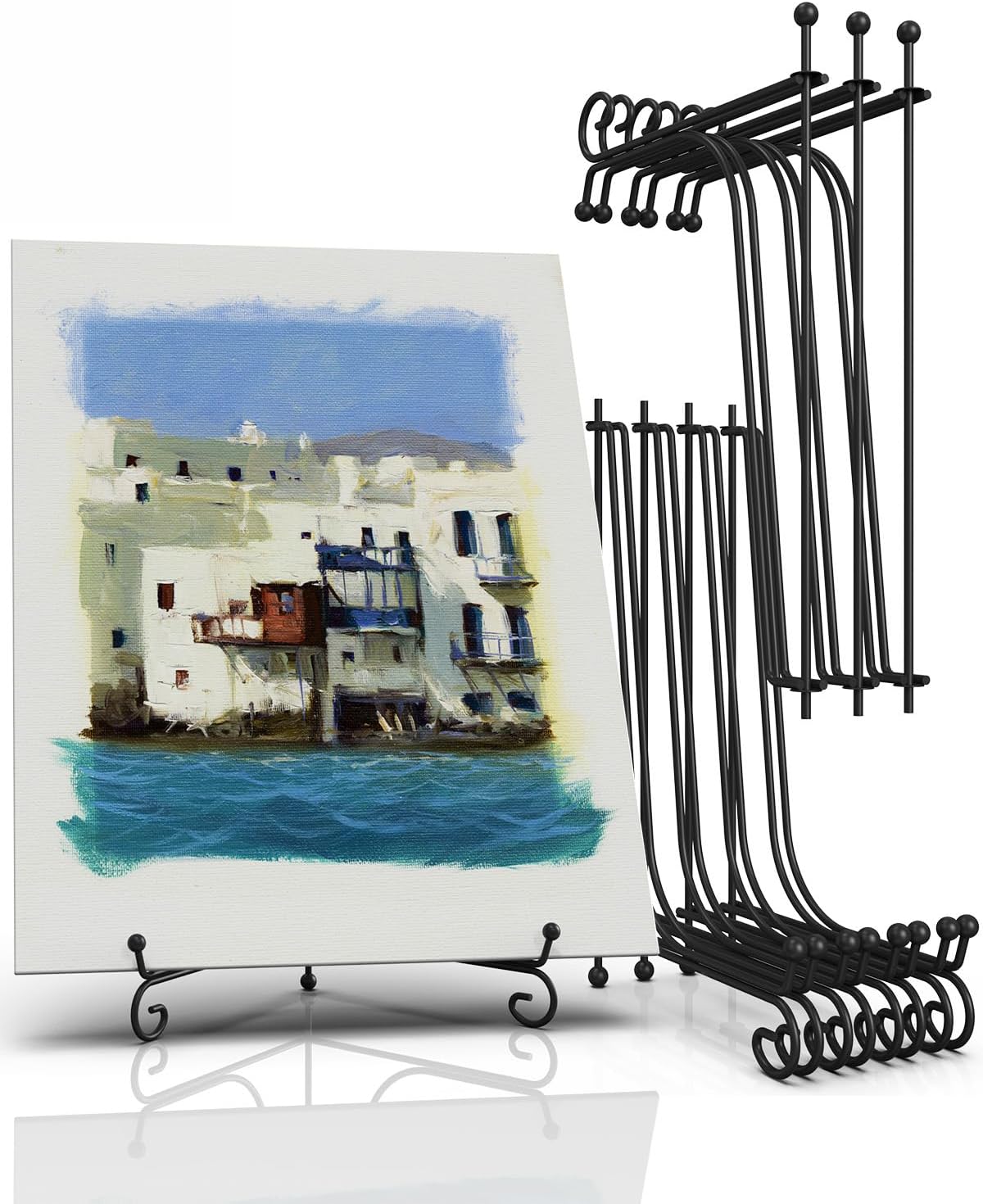 Amazon.com: Lzerking Display Stand 8 Packs, 12 Inches Iron Foldable ...