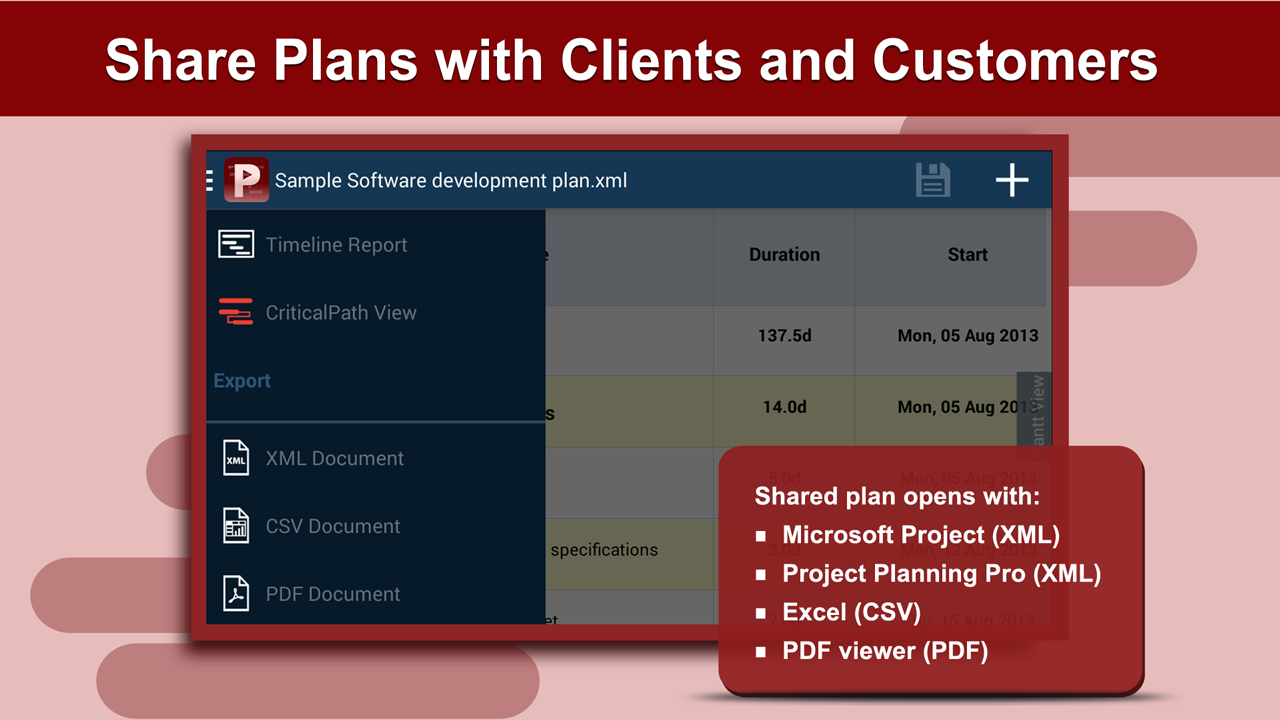 Project Planning Pro - Application sur Amazon Appstore