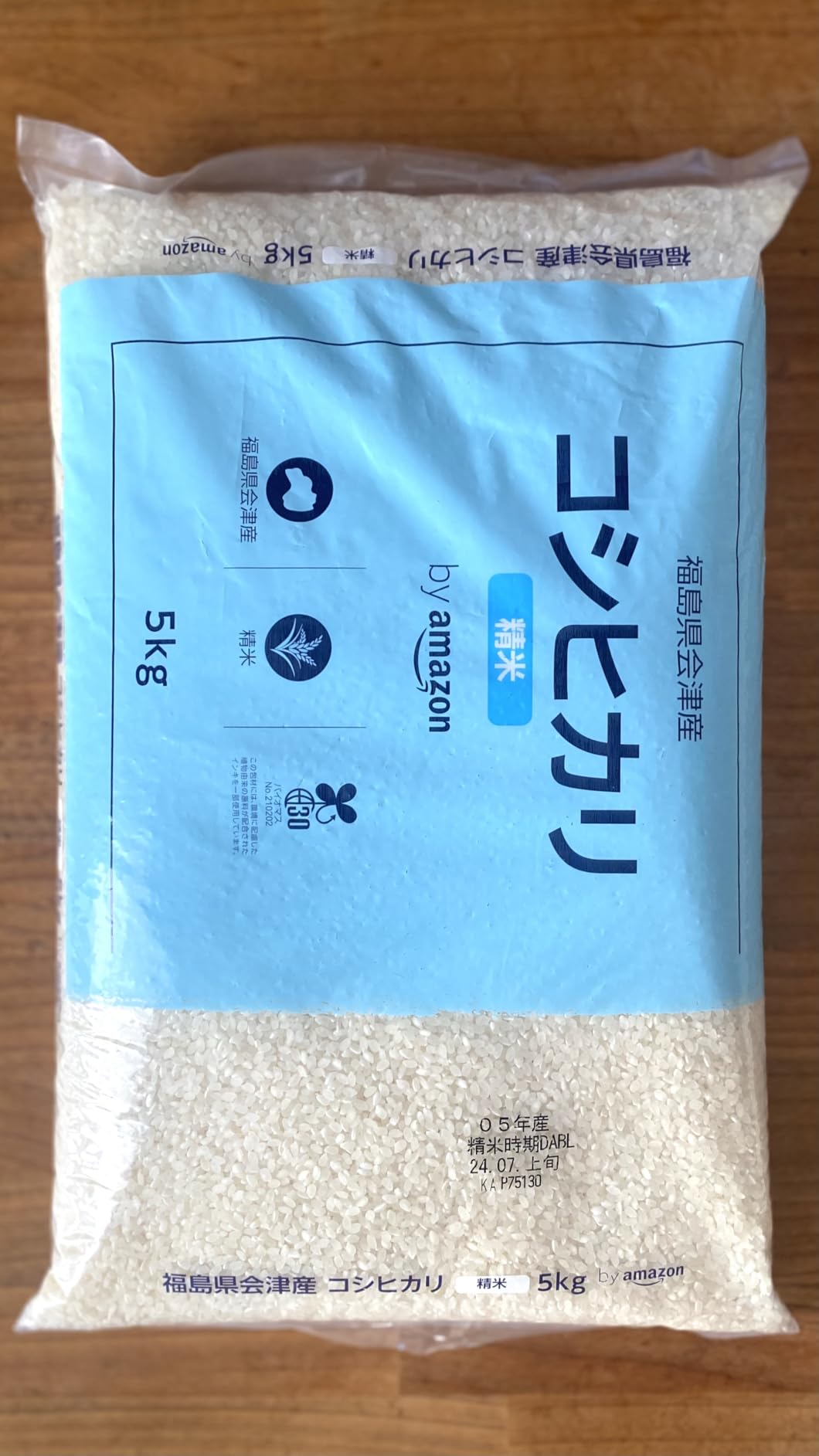 Amazon.co.jp: Polished Rice (Amazon.co.jp Exclusive) Grown in Aizu ...