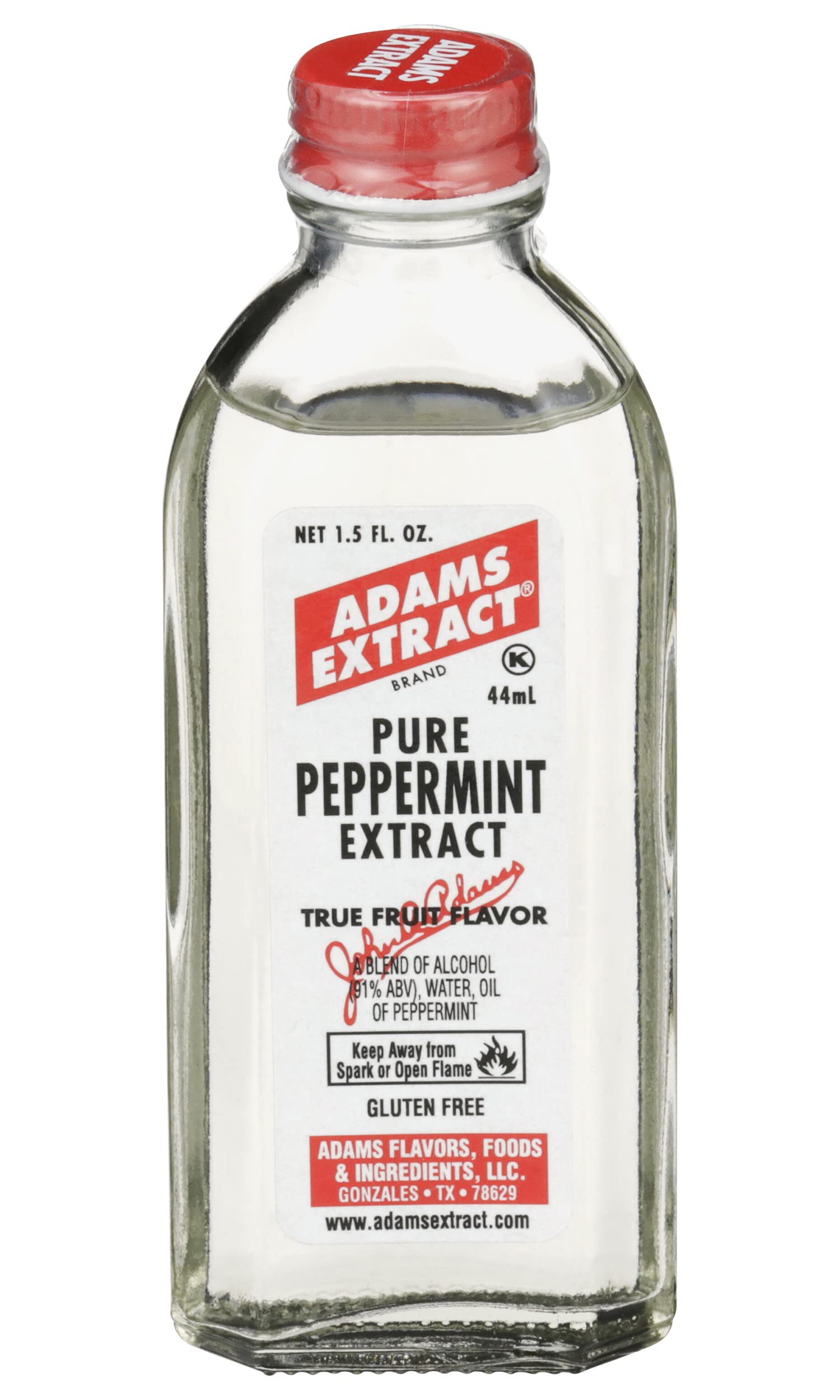 Amazon.com: Adams Extract Pure Peppermint Extract, True Fruit Flavor ...