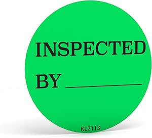 Amazon.com : Kenco 2" Circle Inventory Control Stickers for Shipping ...