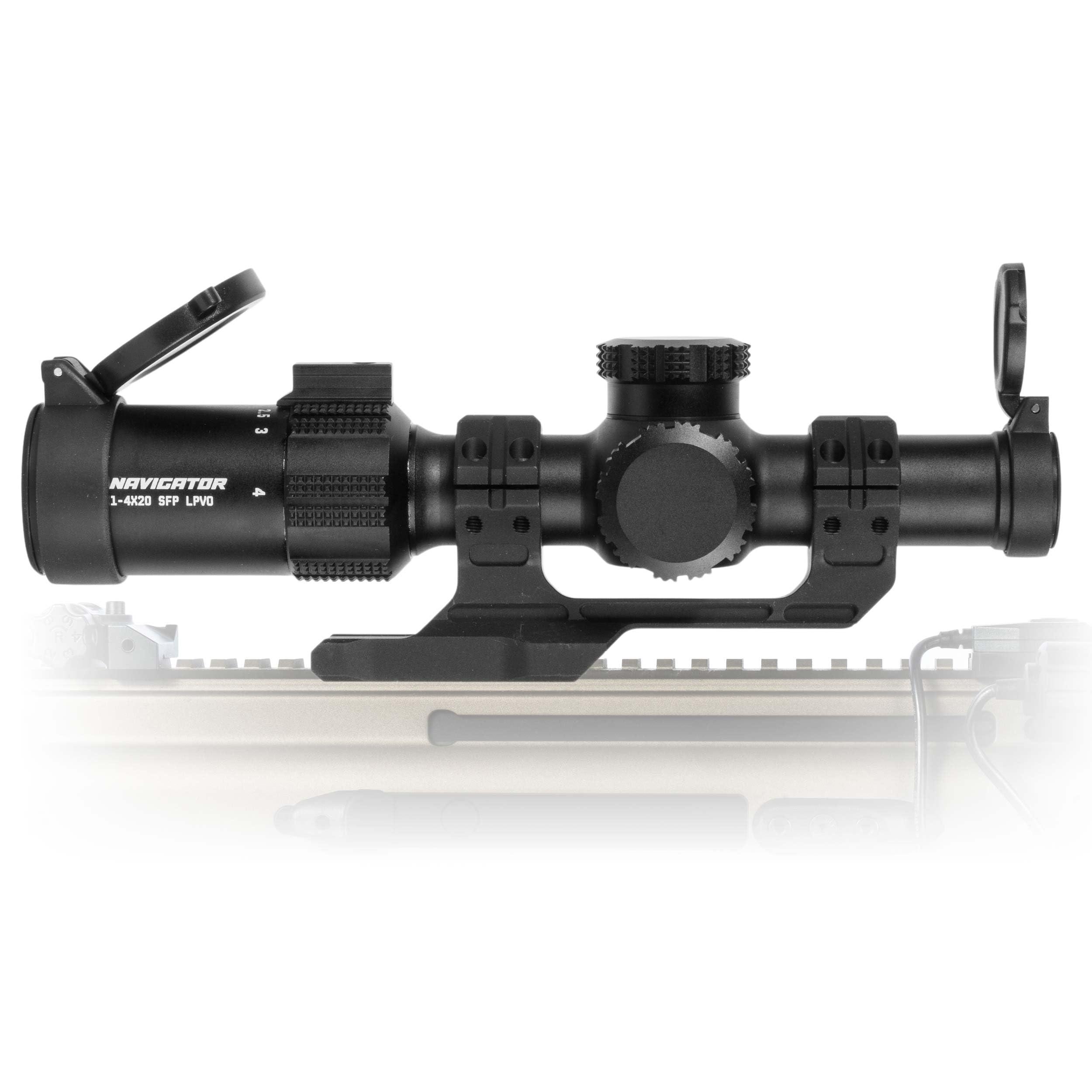 Snapklik.com : Navigator 1-4x20 HD Second Focal Plane SFP LPVO Rifle ...