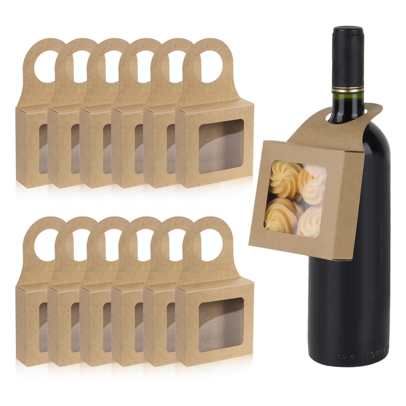 Amazon.com | Linkidea 30 Pack Wine Hanger Empty Box with Window ...